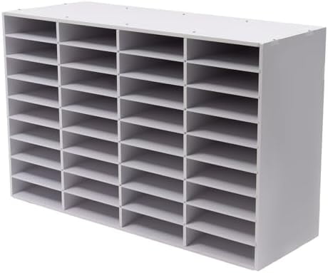 36 Slots Literature Organizer Sorter,Student Classroom Mailbox 36 ...