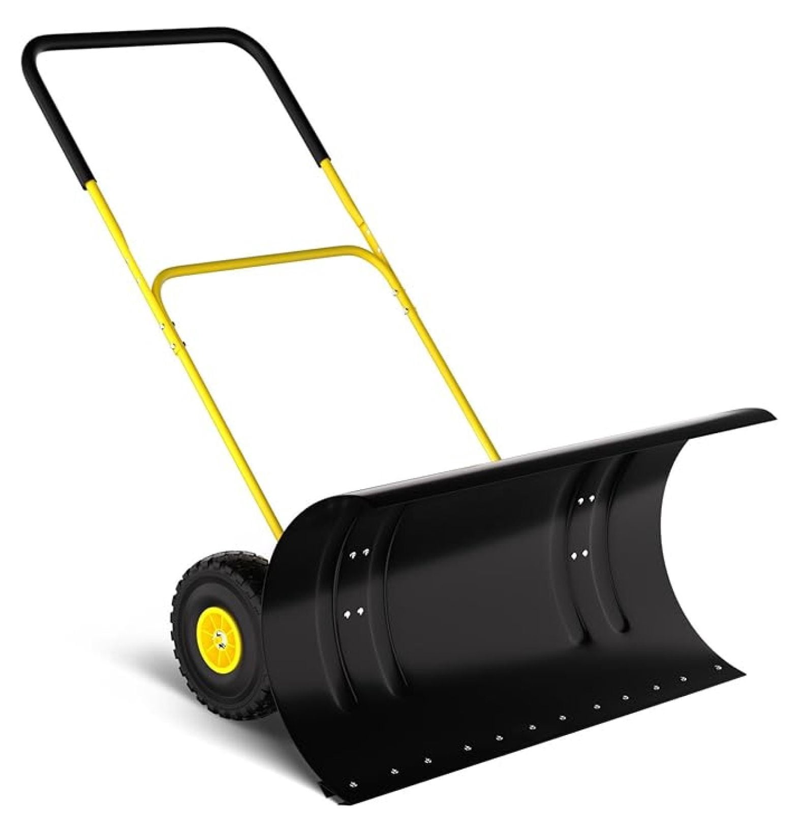 36” Snow Shovel for Driveway,Heavy Duty Wheeled Rolling Shovels 5 ...