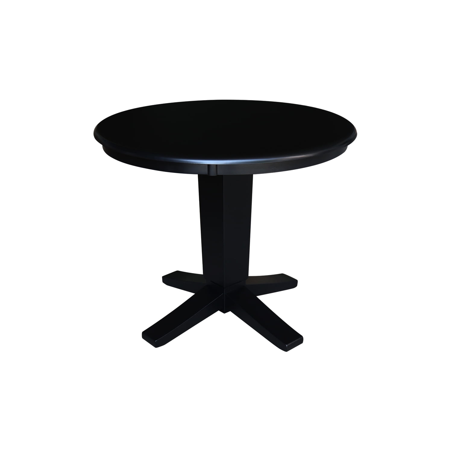36" Solid Wood Round Top Dining Table with 4 Dining Chairs - Walmart.com