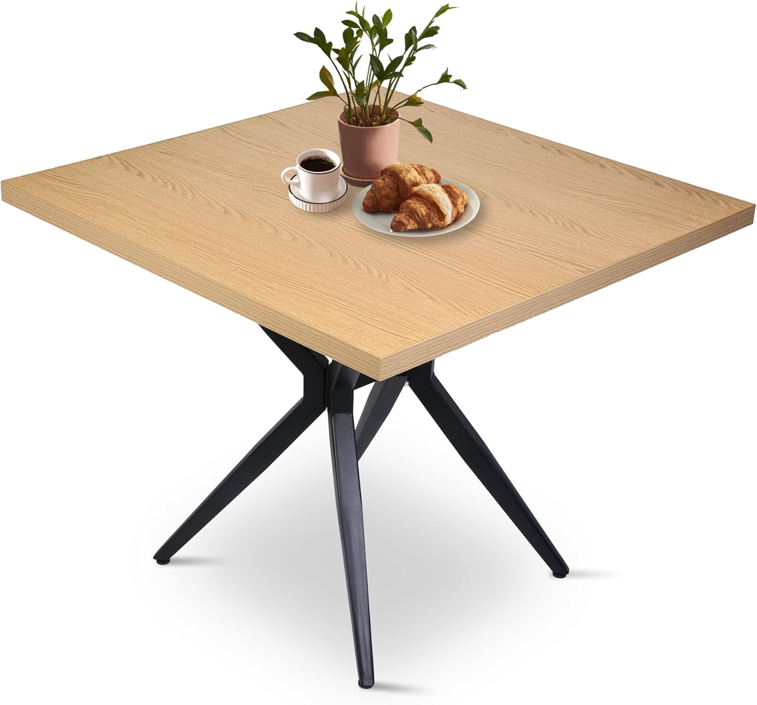 36" Square Dining Room Table for 2-4,Wood Kitchen Table 1.5" Thickness ...