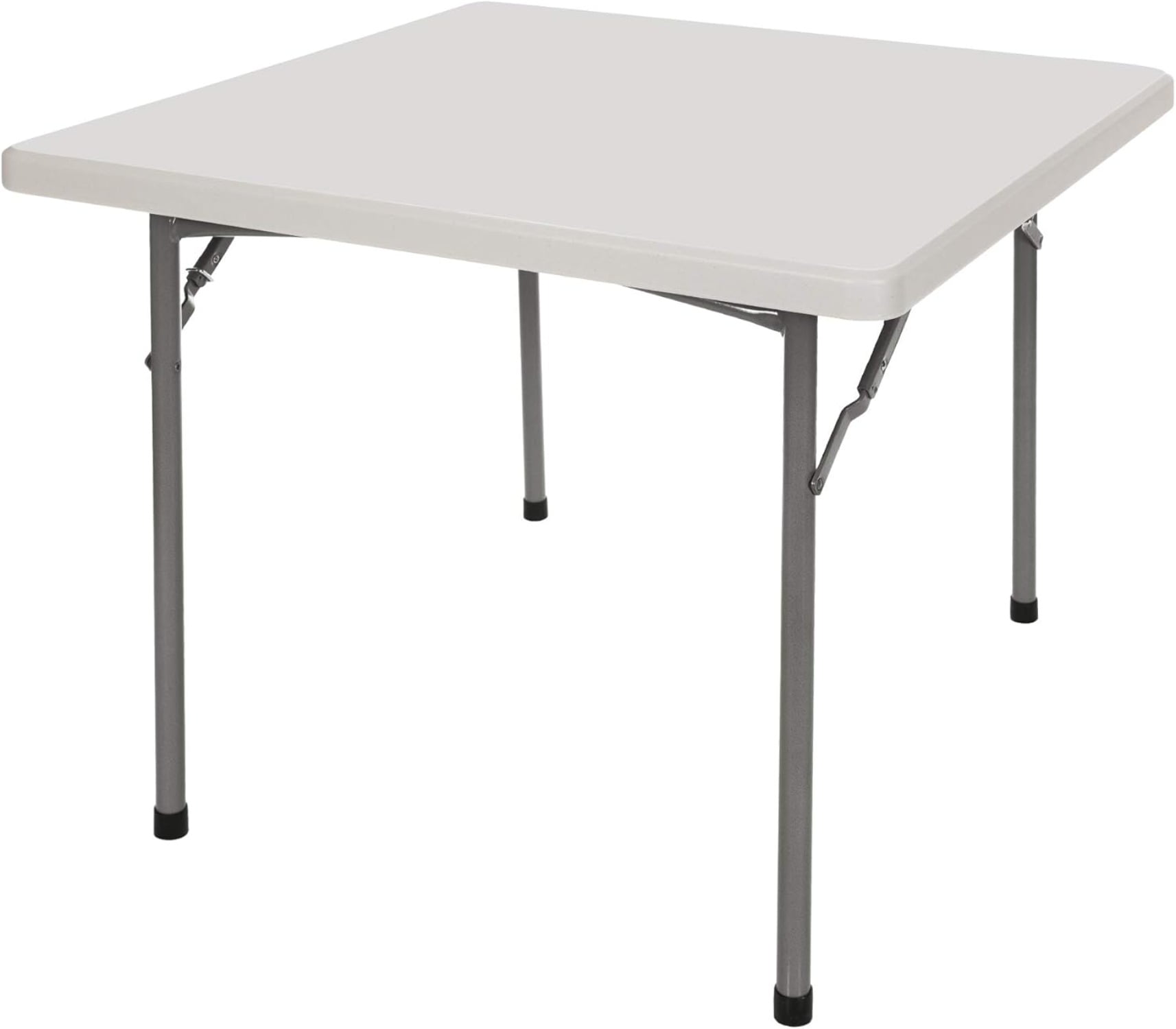 36" Square Heavy Duty Folding Table, Light Grey – Indoor/Outdoor Durable Plastic Table - Walmart.com