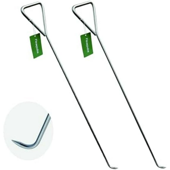 36" Stainless Steel Manhole Cover Lifter - 2-Pack, 10MM Thick Shaft w ...