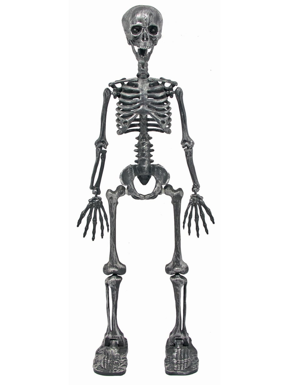 36" Standing Bone Skeleton with Light Up Eyes - Walmart.com