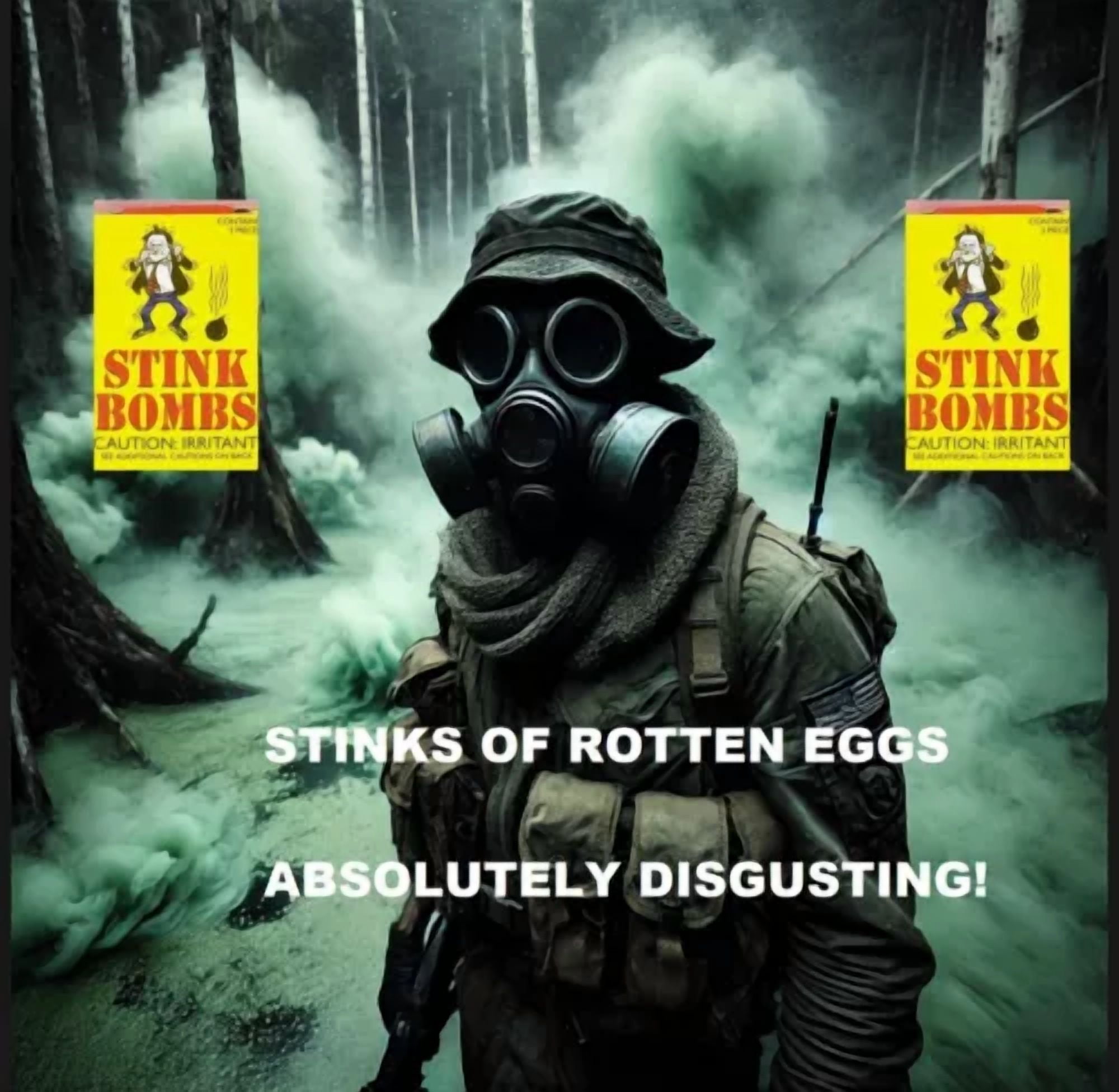 36 Stink Bombs - Glass Vials Rotten Eggs Smell Will Make You Puke (1 ...