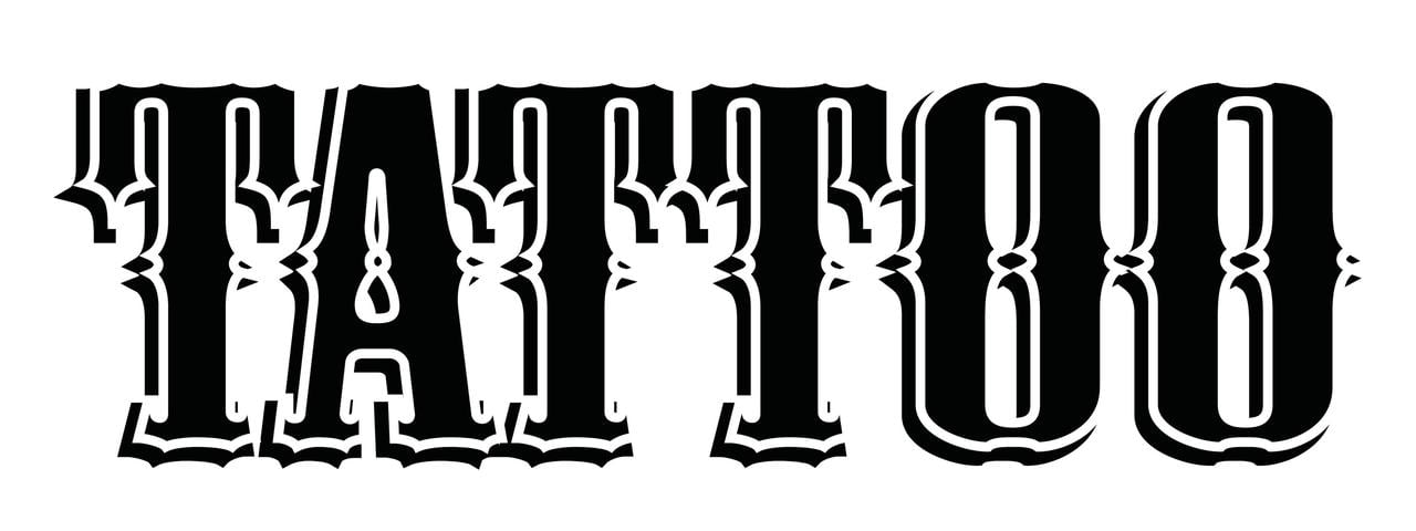 36" TATTOO Window Decal shop tattooing sign vinyl signs - Walmart.com