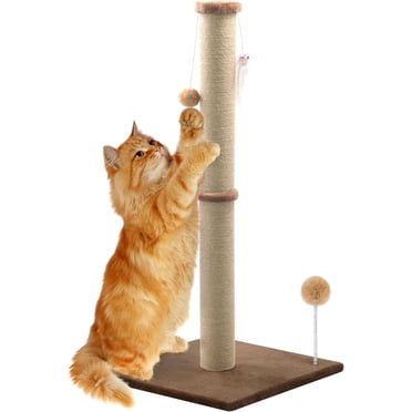 WskLinft Cat Scratching Post Pet Toy Sturdy Vertical Christmas Tree ...