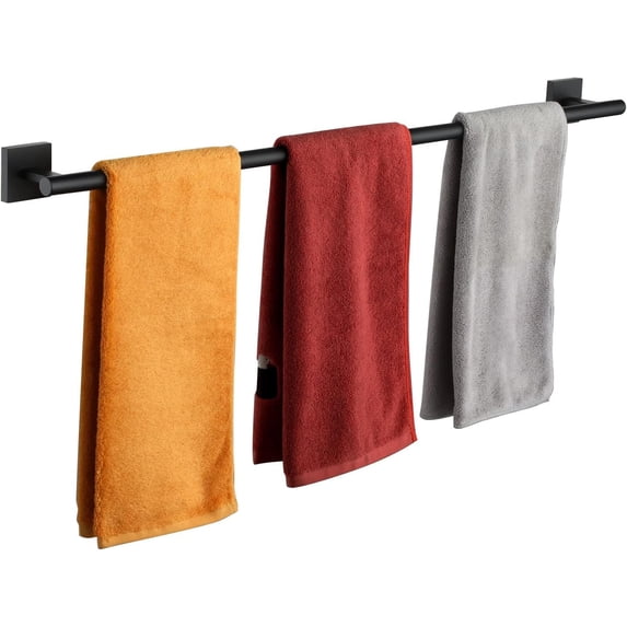 36'' Towel Rails Bathroom Bars Matte Black 36 Inch Bath Holder for ...
