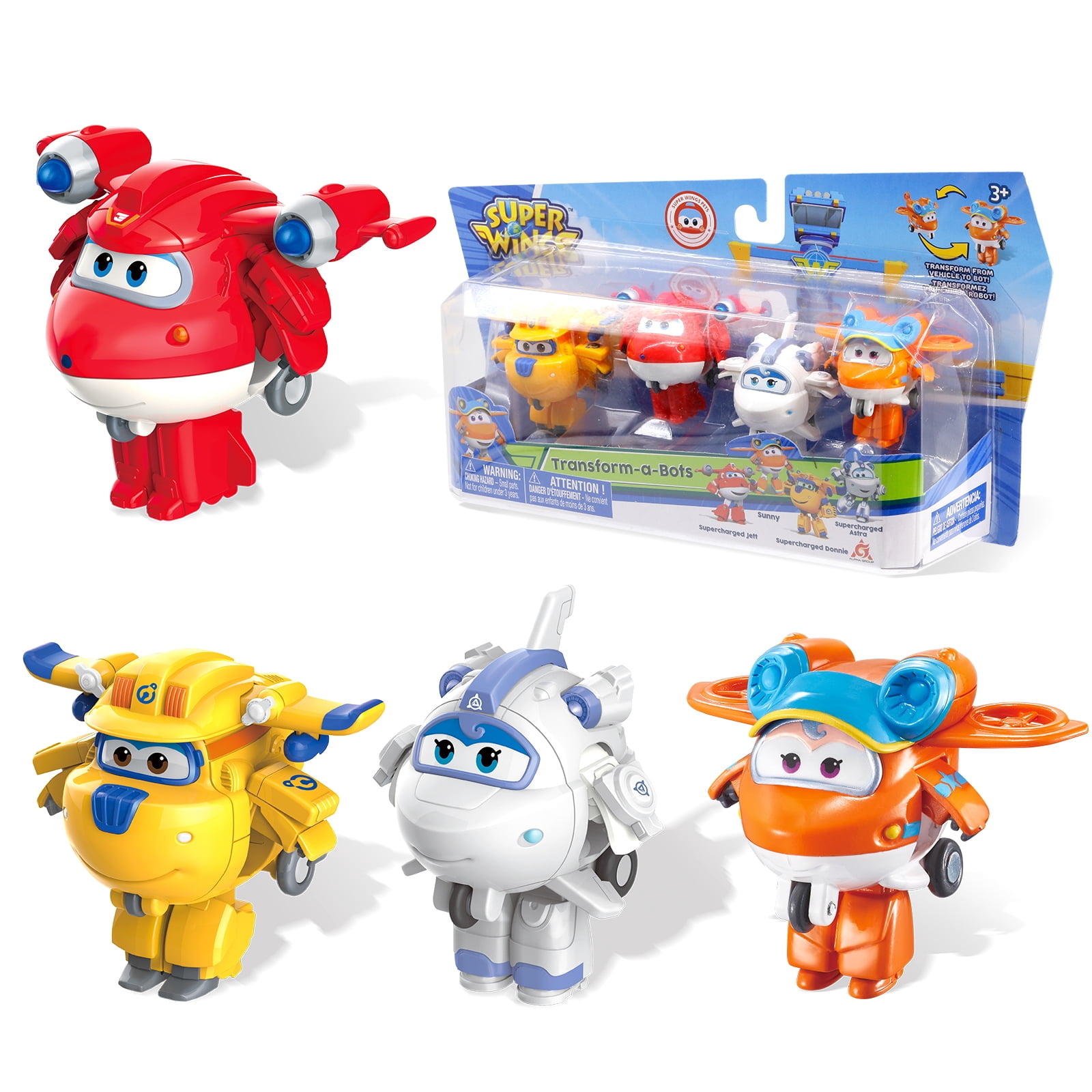 36 Types Super Wings 2" Scale Mini Transforming Anime Deformation Plane ...