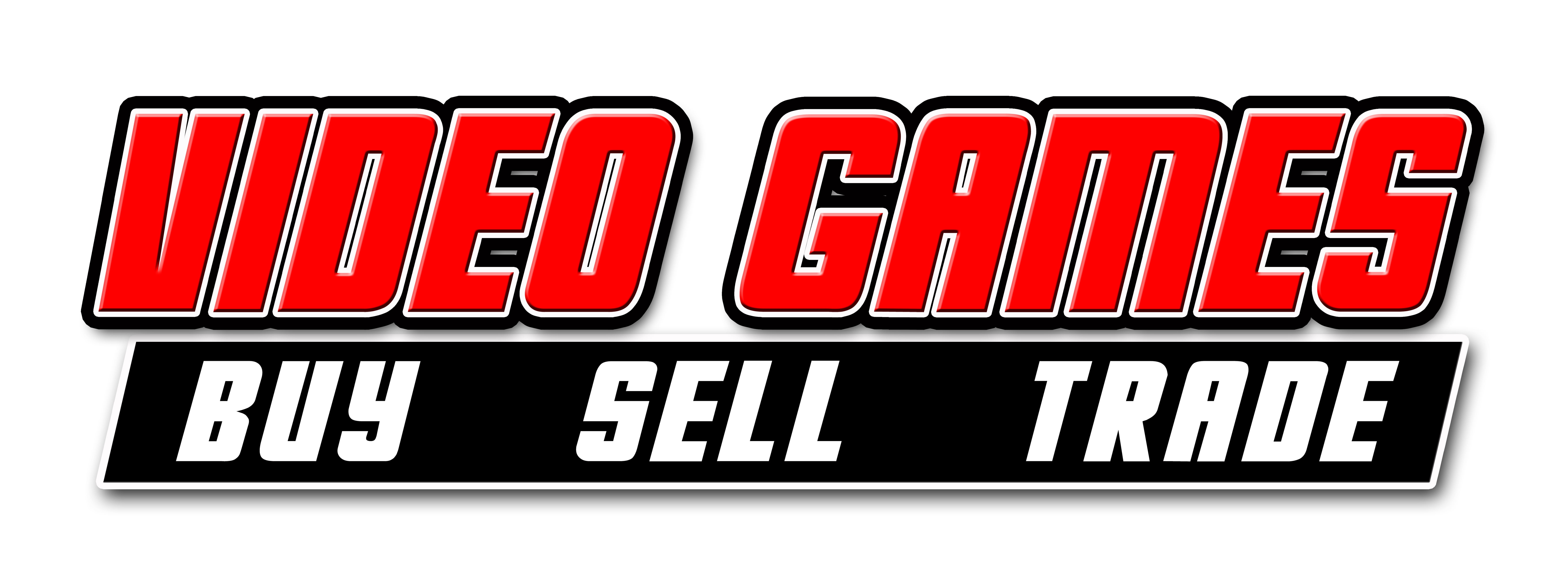 36" VIDEO GAMES DECAL sticker buy sell trade game - Walmart.com