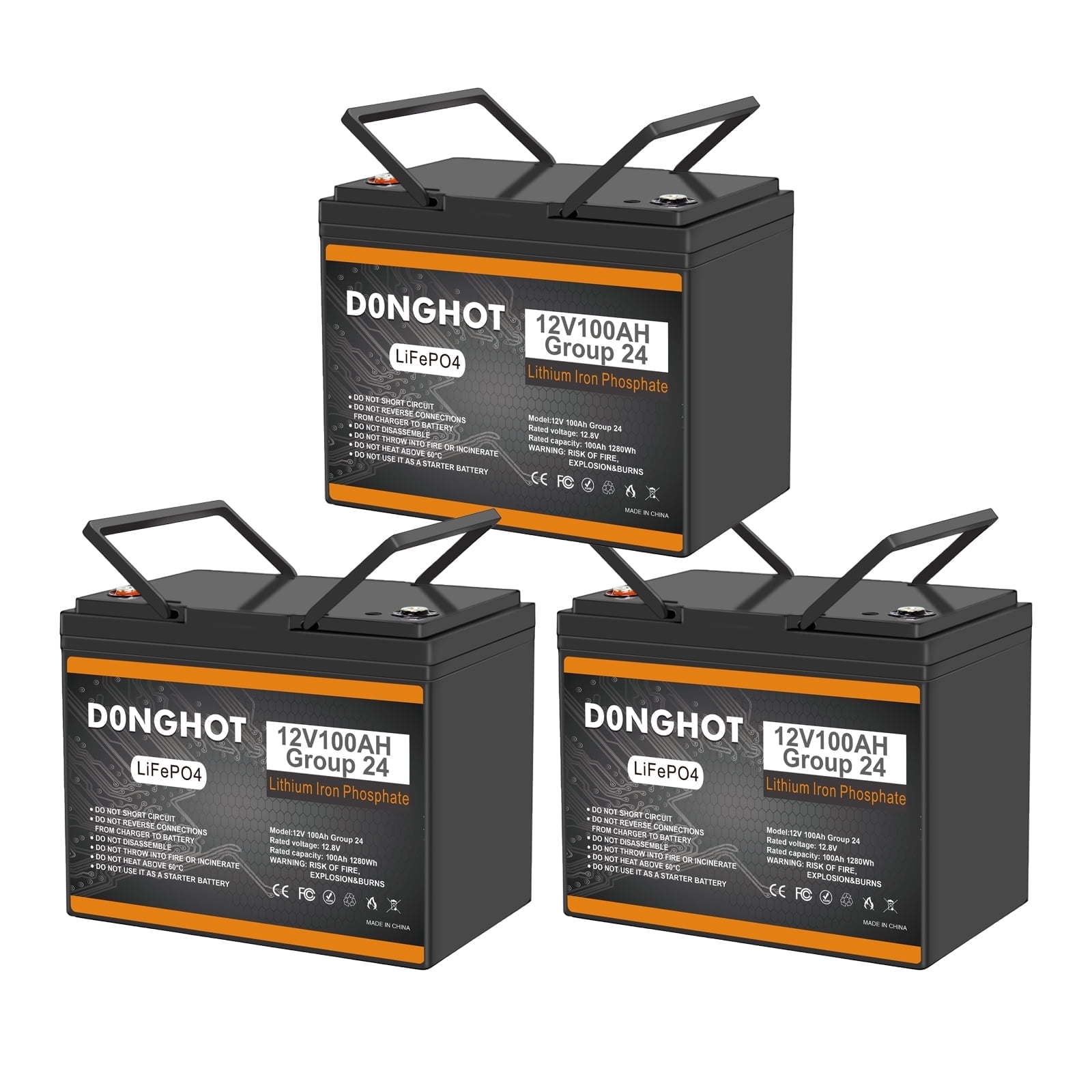36 Volt Lithium Golf Cart Battery,Low Temp Cut off,100A BMS for ...