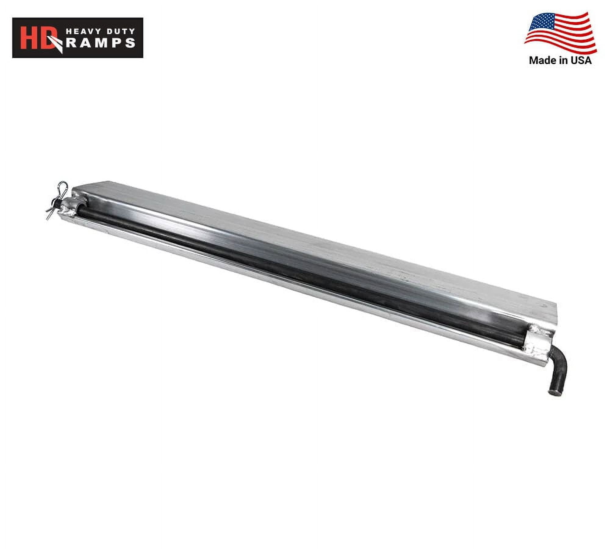 36" W Aluminum Skid Seat with Rods & Standard Hitch Pins for Pin-End ...