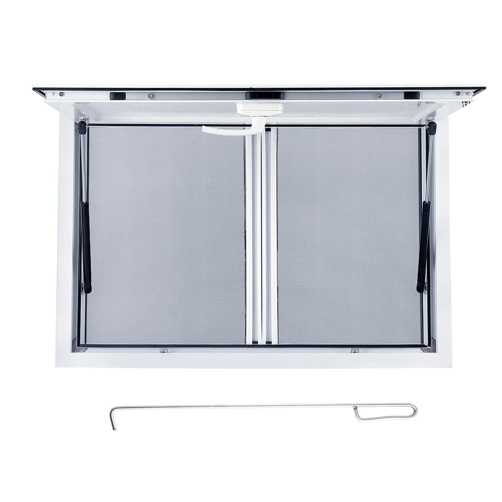36" W x 36" H Concession Window,Aluminum Alloy Serving Window for Food ...