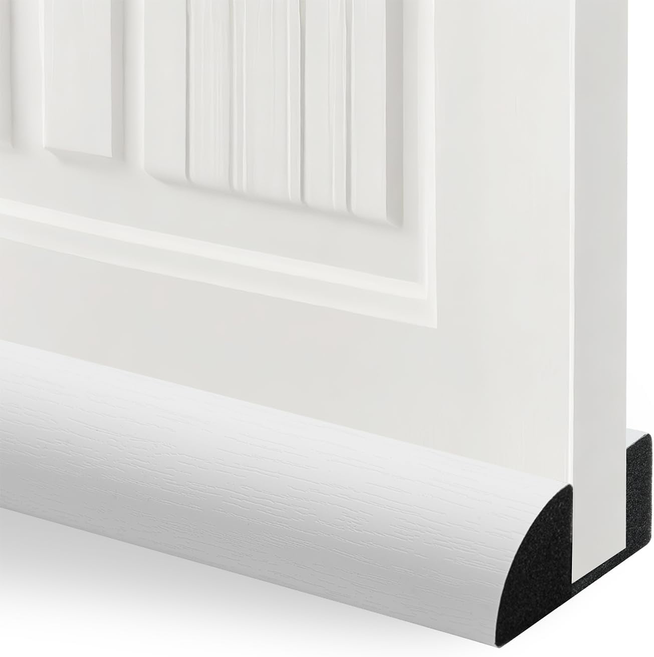 36" White Under Door Draft Stopper-Adjustable Gap Filler（Block Hot/Cold ...