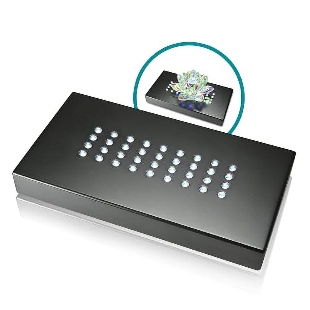 36 White-Light LED Lighted Base for Glass Art - Crystal Display ...