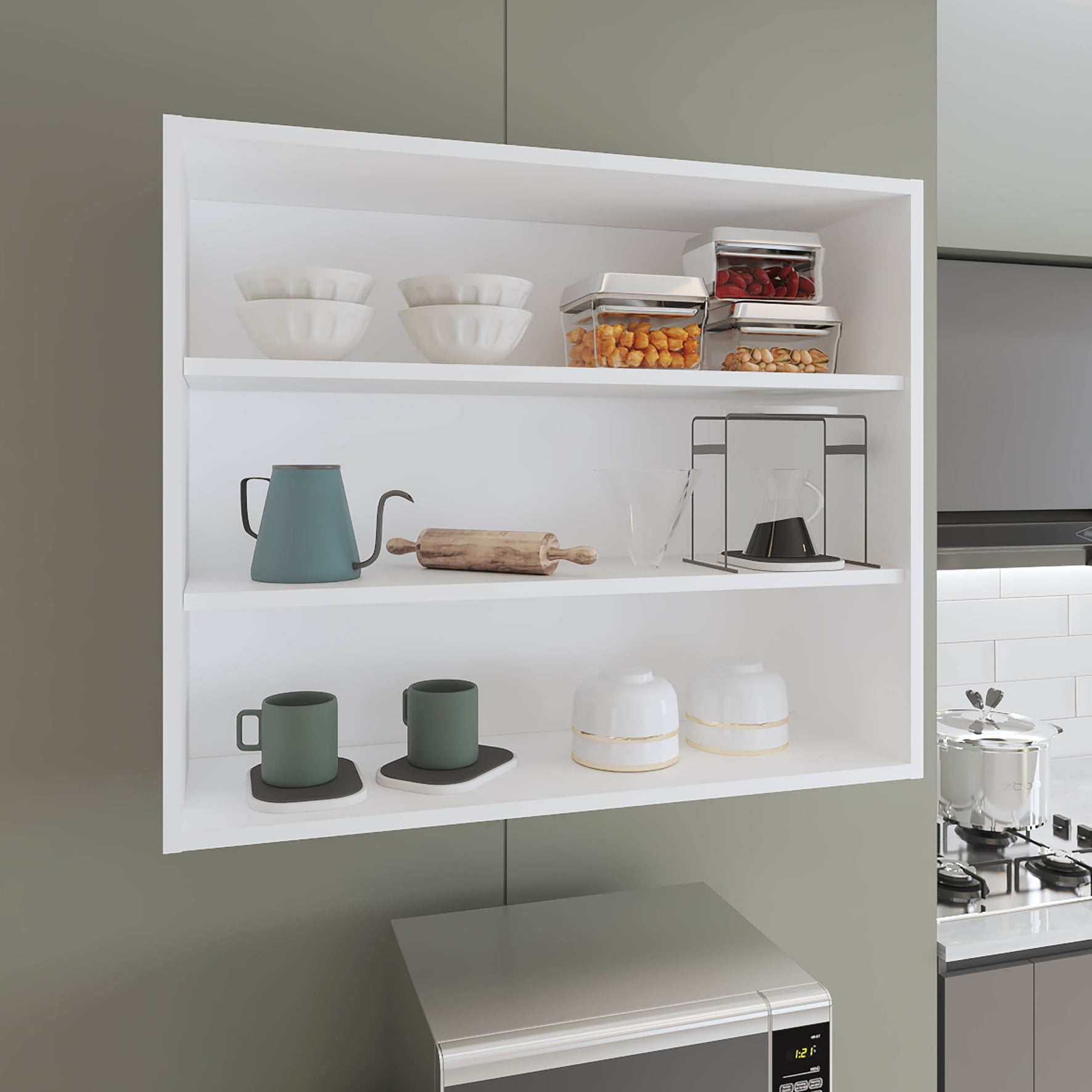 36'' Wide Cube Shelf+Stable Structure"-"All Primary Spaces+Long-Term ...