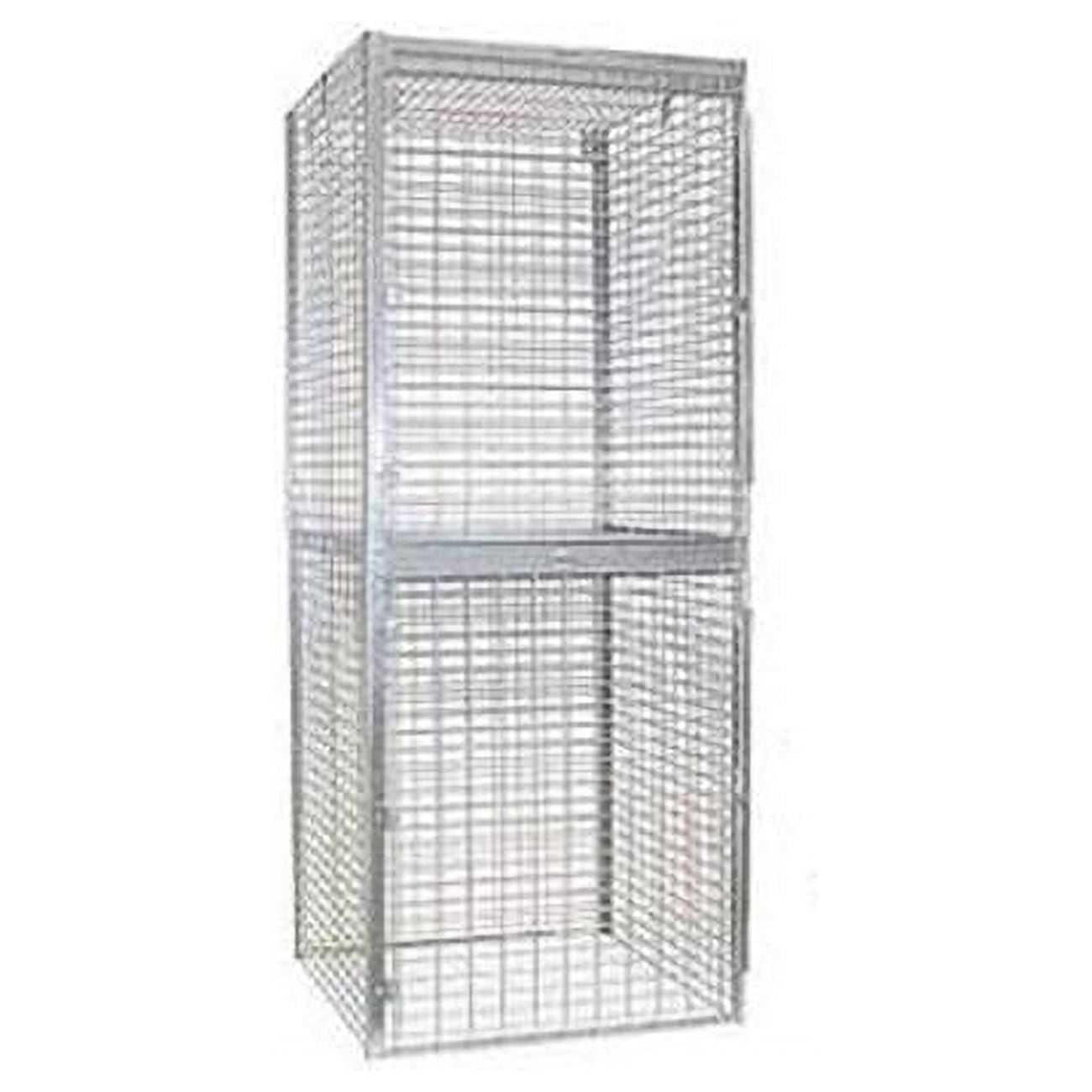 36" Wide Double Tier Bulk Storage Locker - Starter - 60 Inches Deep ...