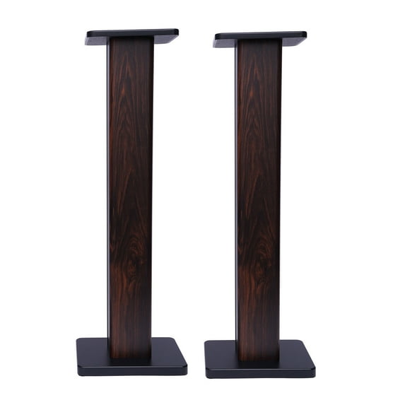 36" Wood Speaker Stands, For Surround Sound Home Theater Hi-Fi Speaker ...