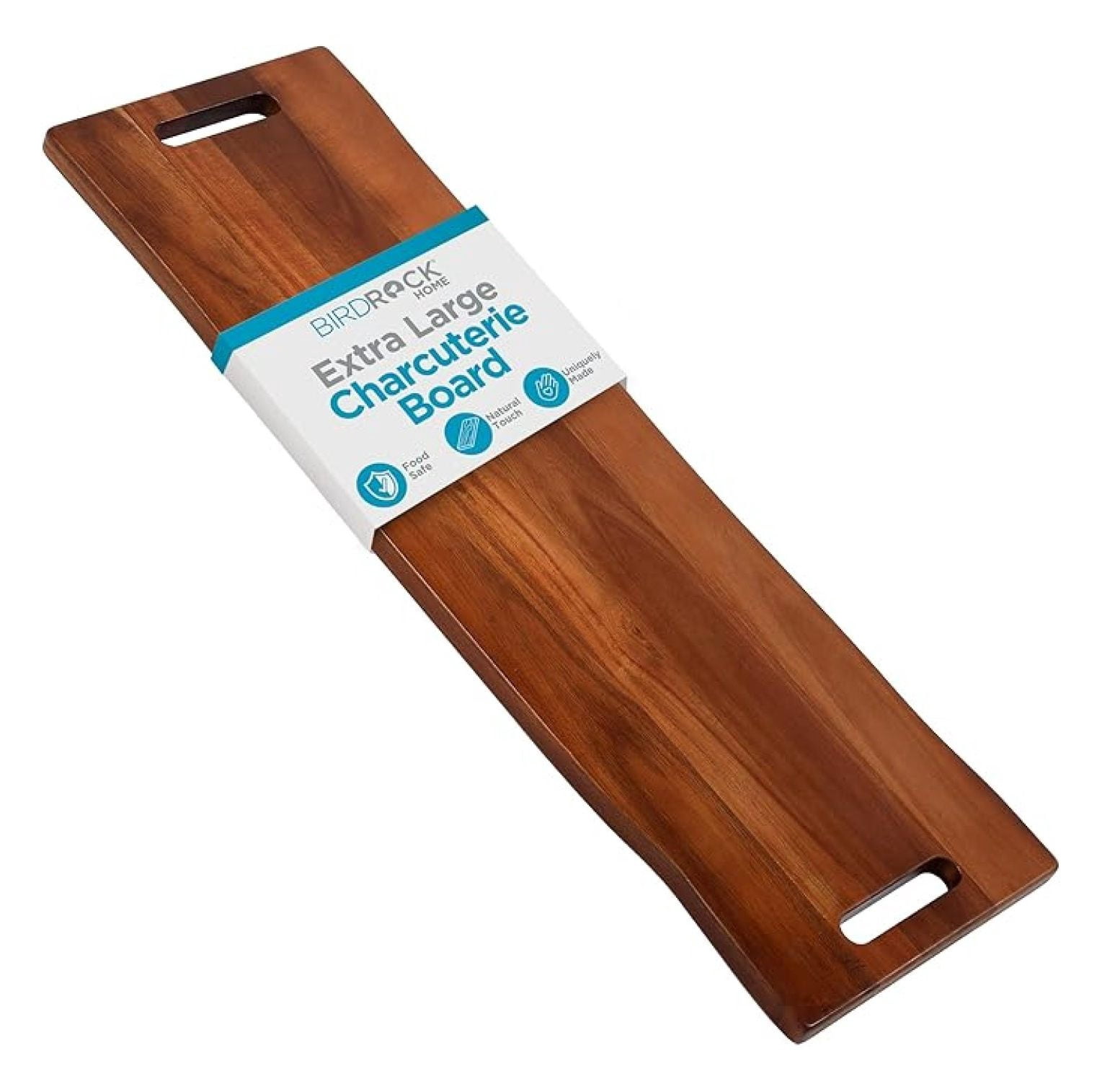 36" Wooden Cheese Serving Board with Handles - Extra Long - Party ...
