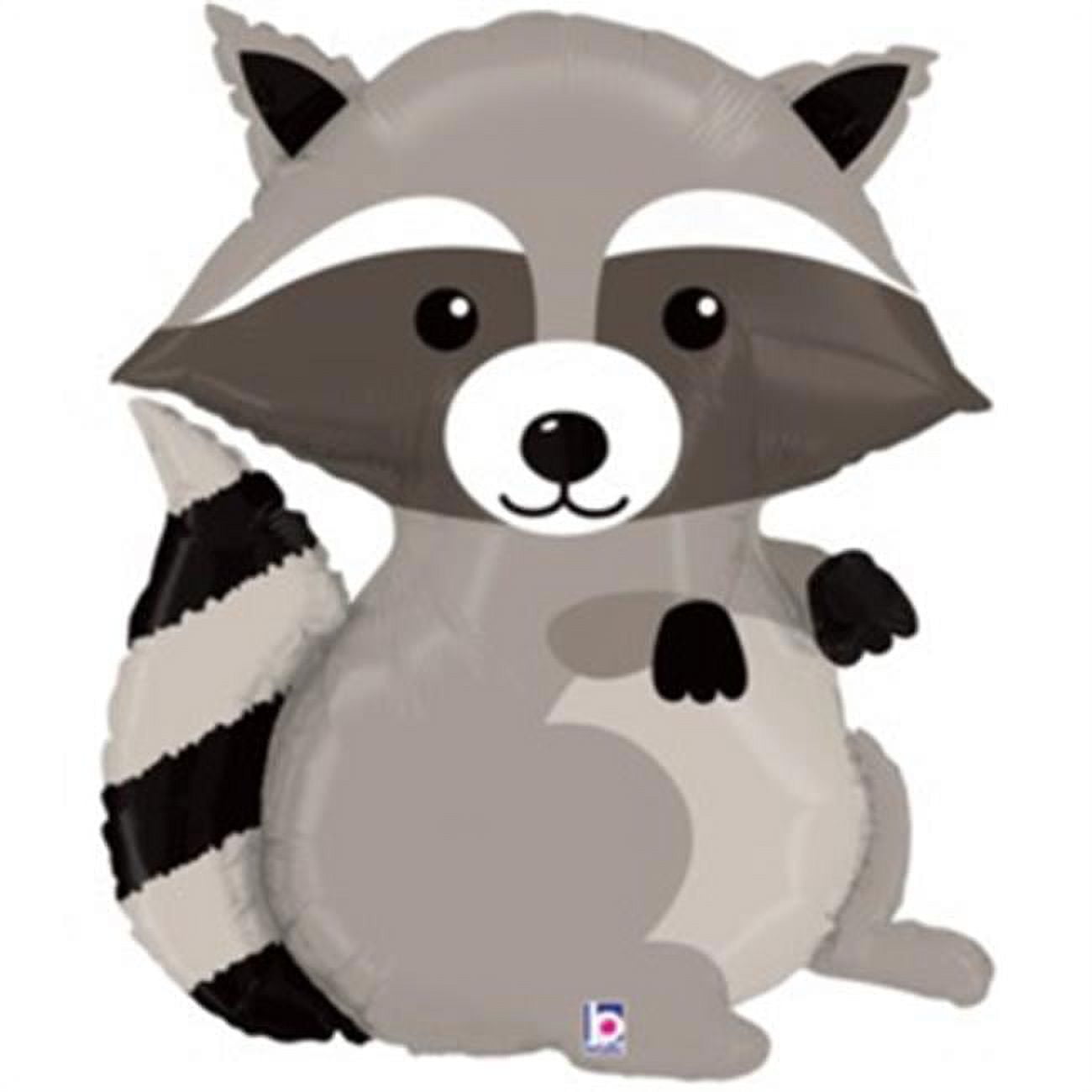 36" Woodland Raccoon Foil Balloon - Walmart.com