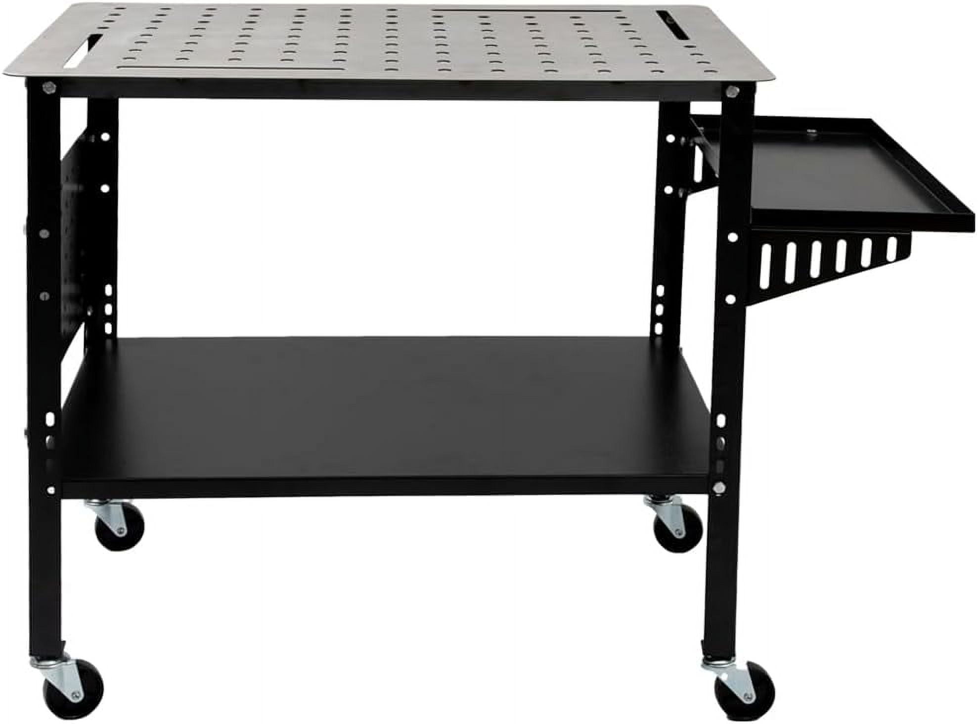 36" X 24" Welding Table - 1200 lbs Load Capacity Mobile Steel Welding ...