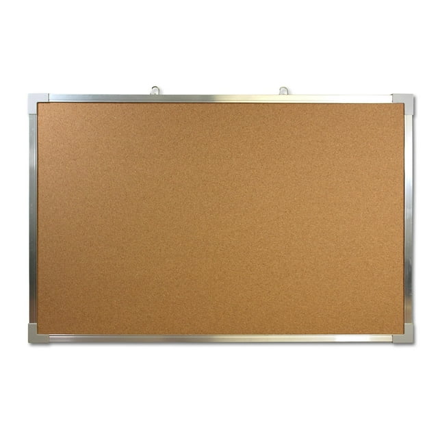 36" X 48" Aluminum Framed Cork Bulletin Board For Classroom And Office ...