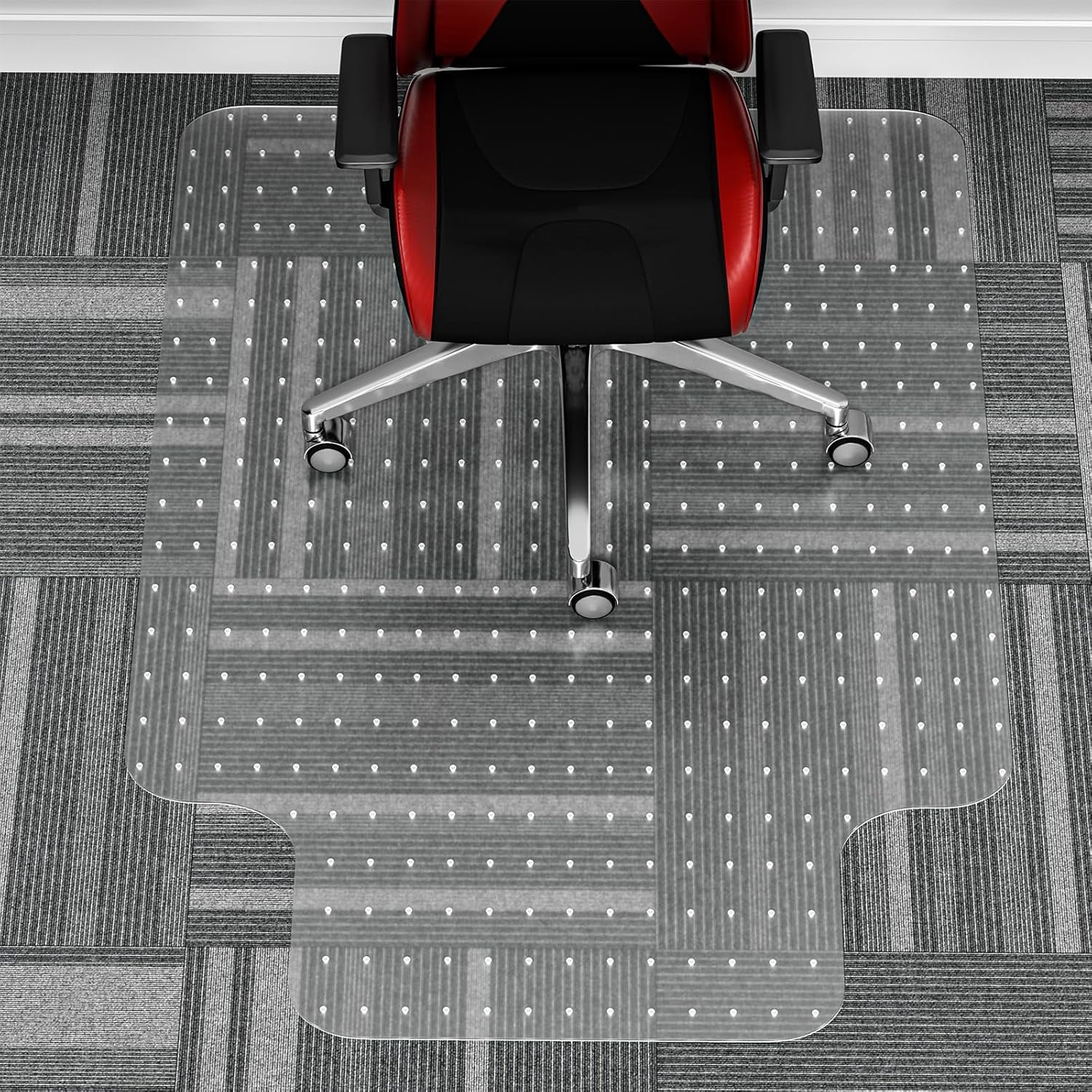 36" X 48" Office Chair Mat for Carpet, Convex Shape with Non-Slip ...