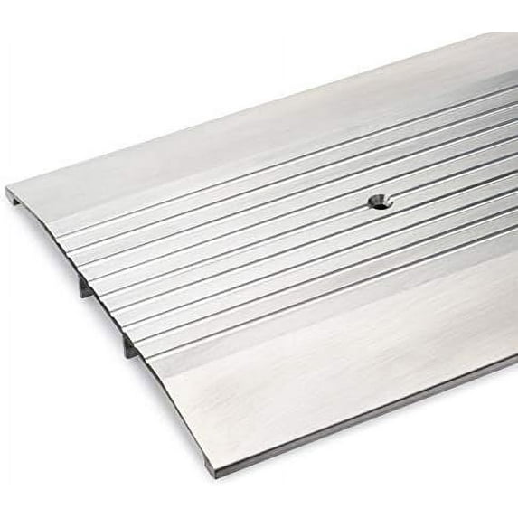36" X 8" Wide × 1/2" High Heavy‑Duty Corrugated Aluminum Threshold ...