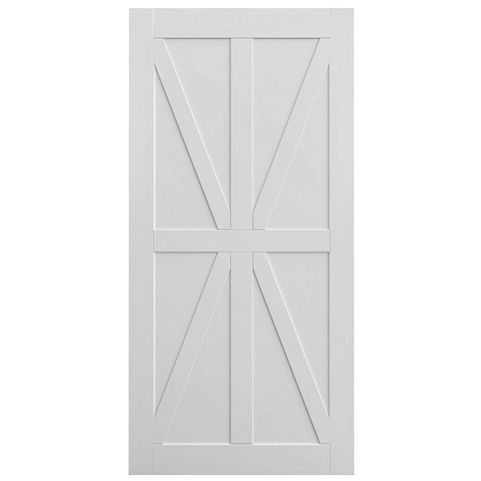 36" X 84" "K" Style Real Primed Door Slab, Diy Panel Door, Modern ...