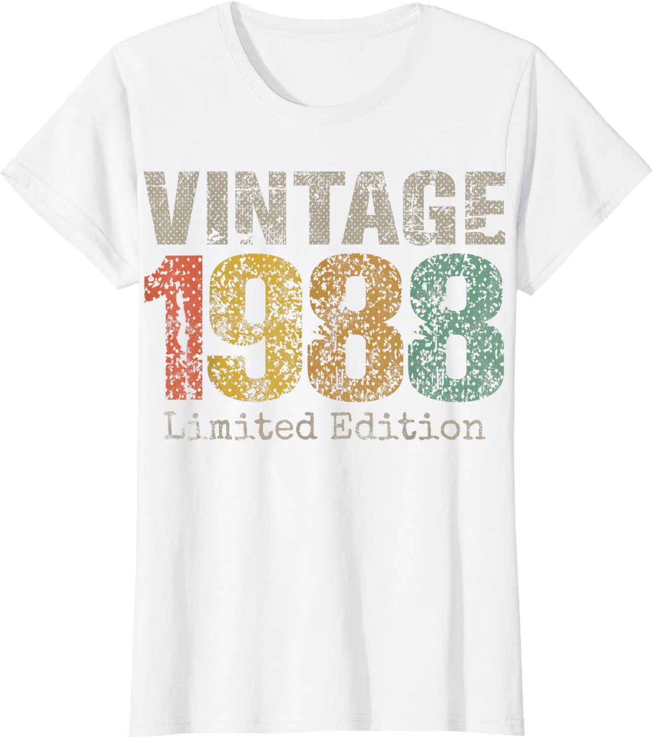 36 Year Old Gifts Vintage 1988 Limited Edition 36th Birthday T-Shirt ...