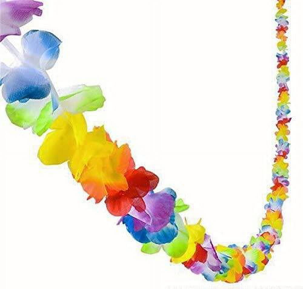 Walmart 36ft Jumbo Luau Party Flower Lei Garland, Hawaiian Floral ...