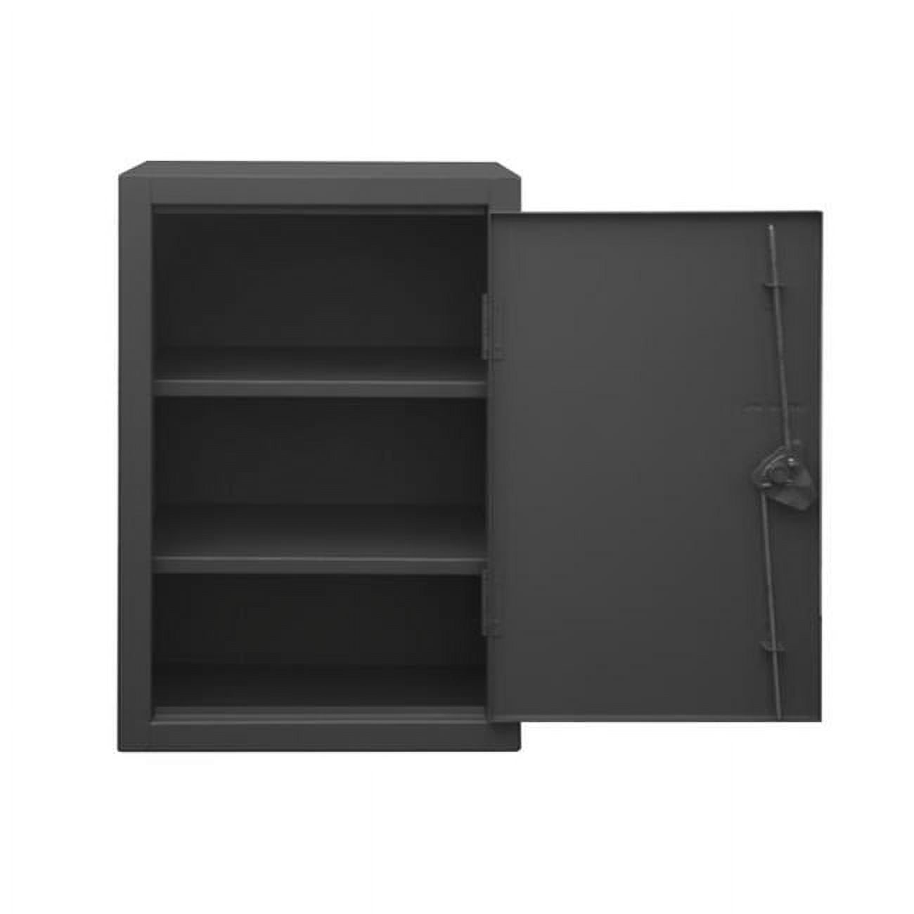 36 in. 12 Gauge 2 Adjustable Shelves & Recessed Door Style Lockable ...