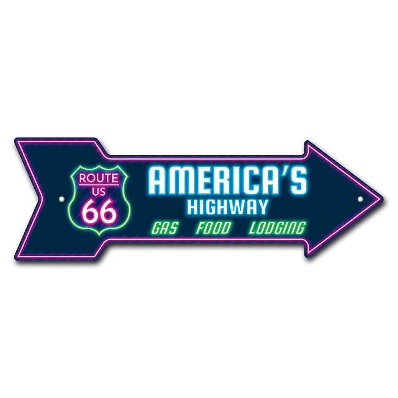 36 in. 66 Lodging Arrow Sign - Walmart.com