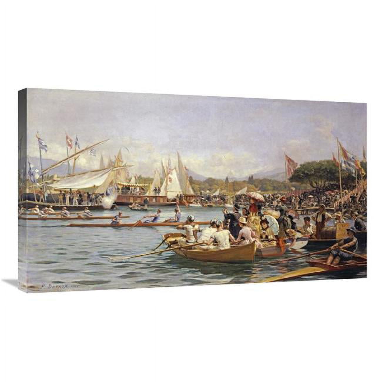 36 in. A Regatta, Geneva Art Print - Frederic Dufaux - Walmart.com