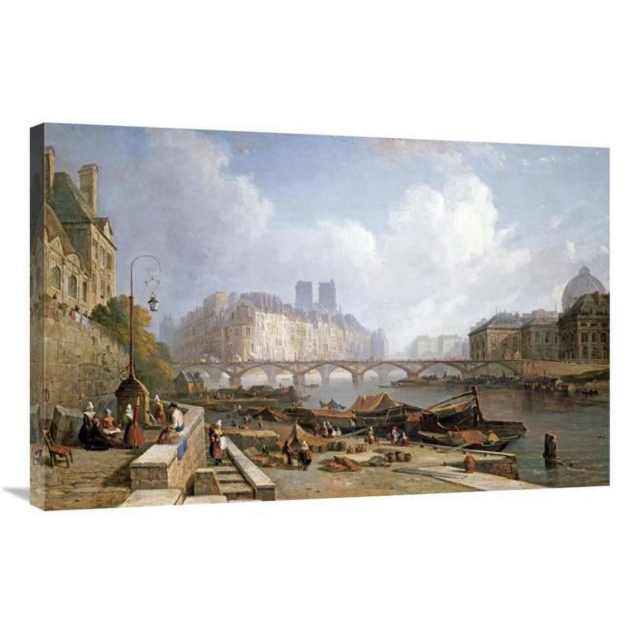 36 in. A View of Ile De La Cite, Paris Art Print - Colet Robert Stanley ...