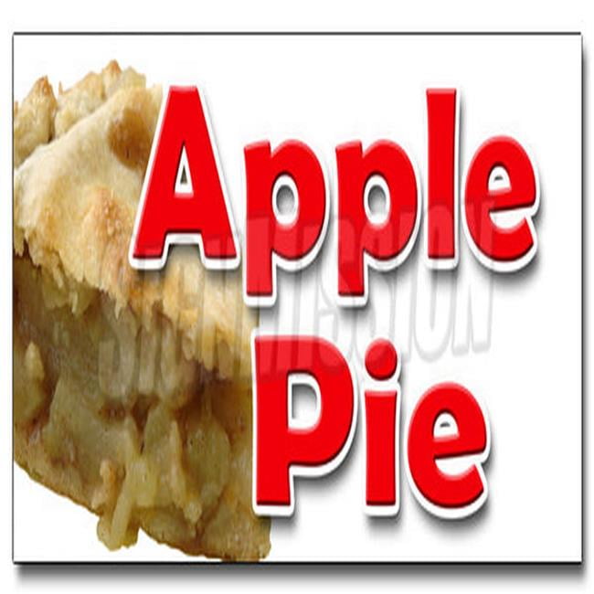 36 in. Apple Pie Decal Sticker - Baker Sweets Crust Dutch Cobbler Home ...