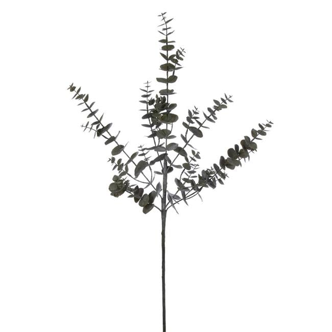 36 in. Artificial Green Grey Eucalyptus Branch - Pack of 3 - Walmart.com