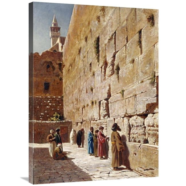 36 in. At the Wailing Wall Art Print - Charles Robertson - Walmart.com