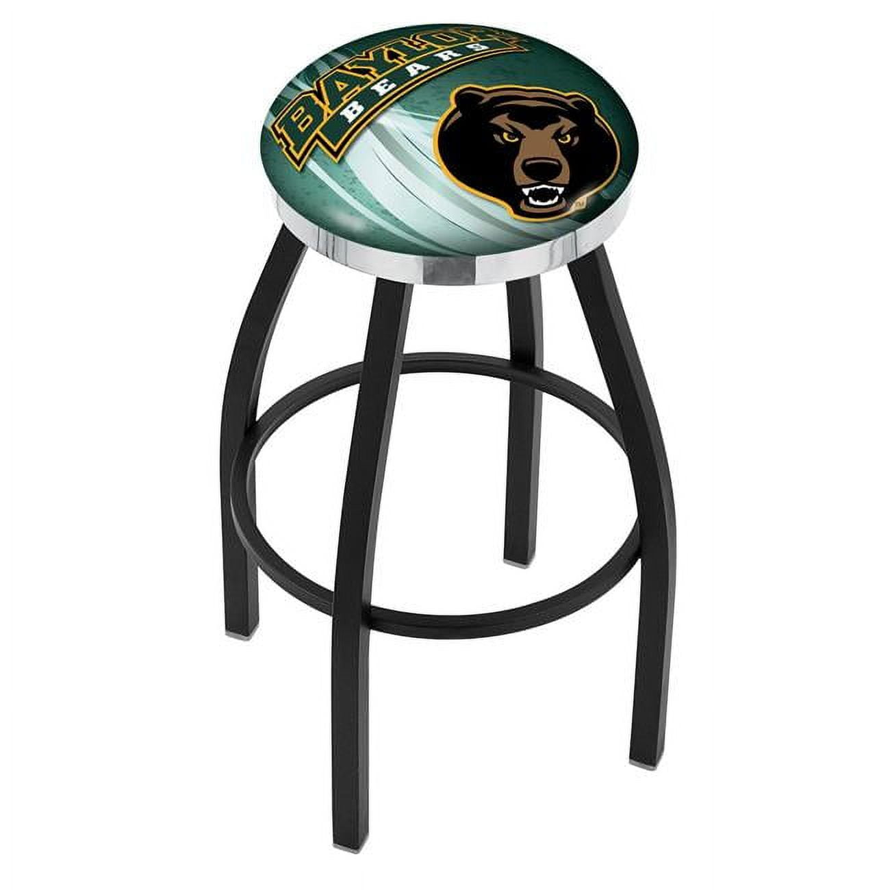 36 in. Baylor Bar Stool with Bears Logo Swivel Seat - Walmart.com