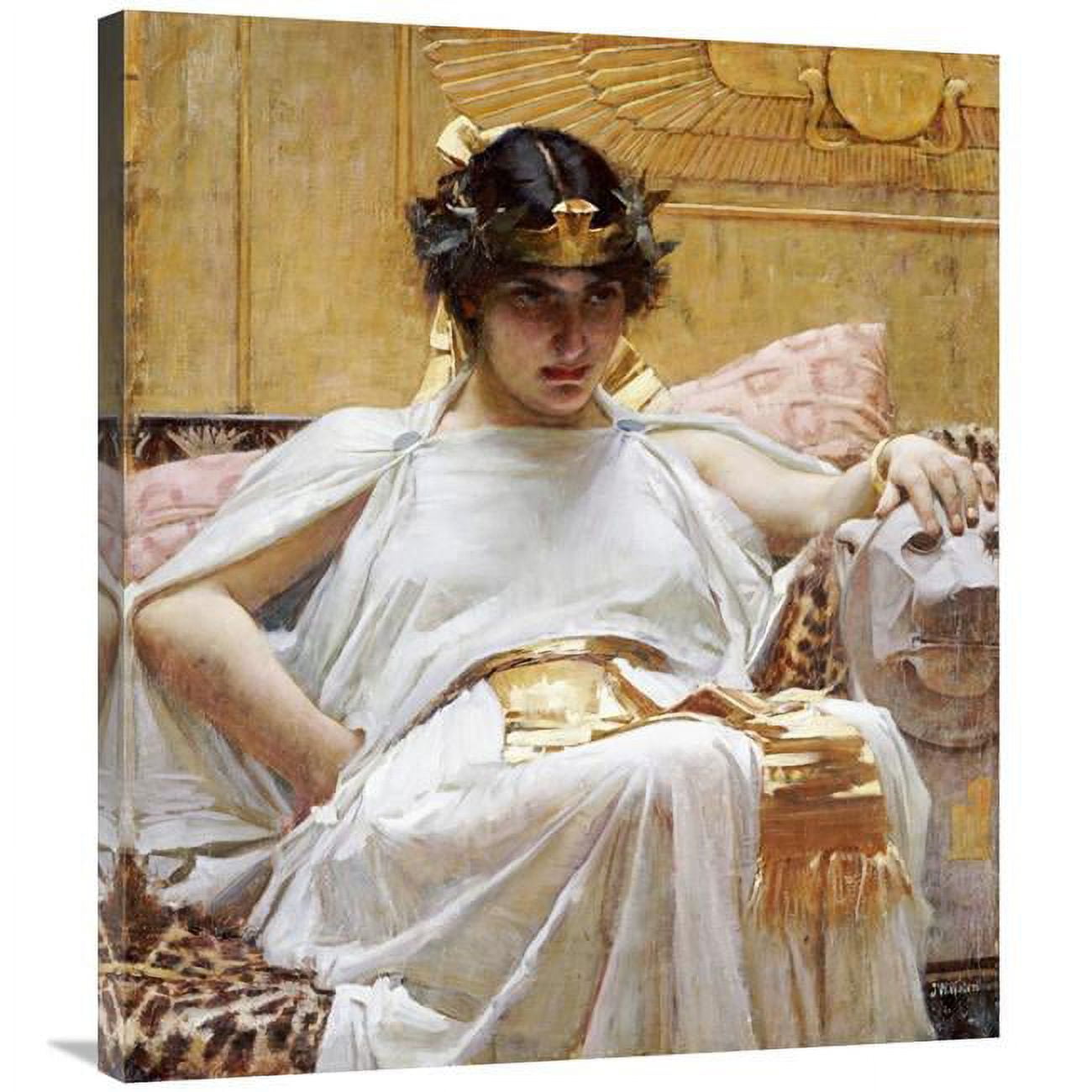 36 in. Cleopatra Art Print - John William Waterhouse - Walmart.com