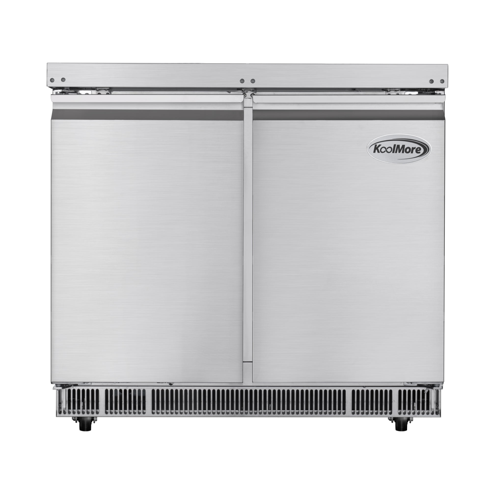36 in. Commercial Refrigerated Prep Station Cold Table, Stainless-Steel ...