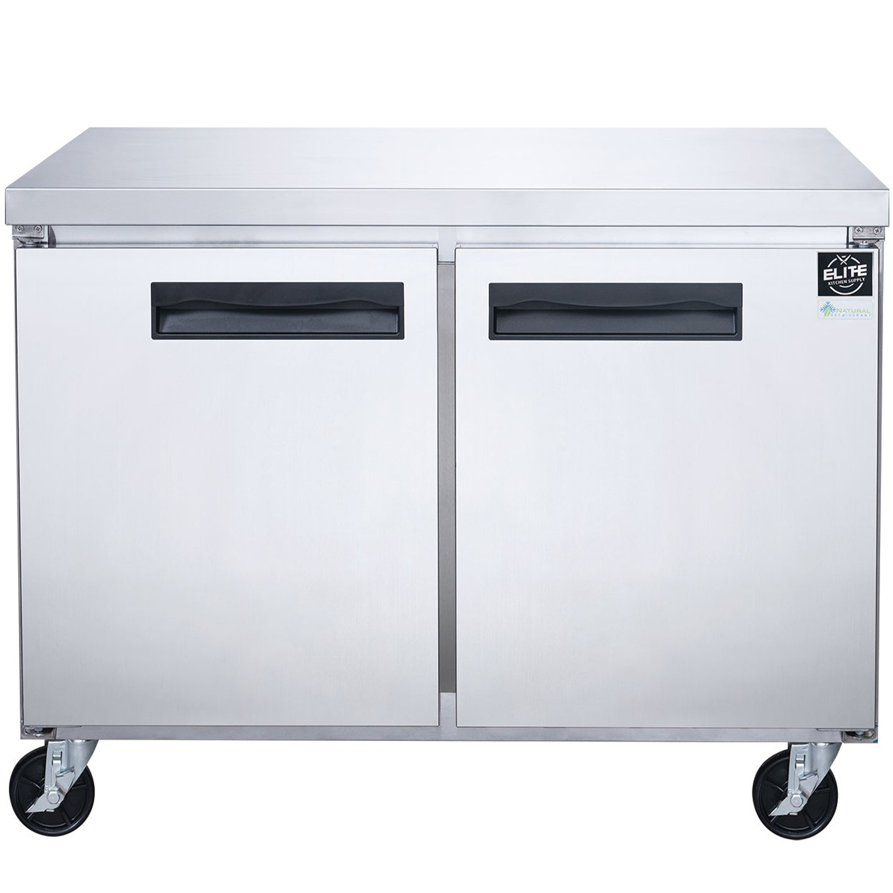 36 in. Commercial Undercounter Freezer 8 Cu.Ft. Stainless Steel Two ...