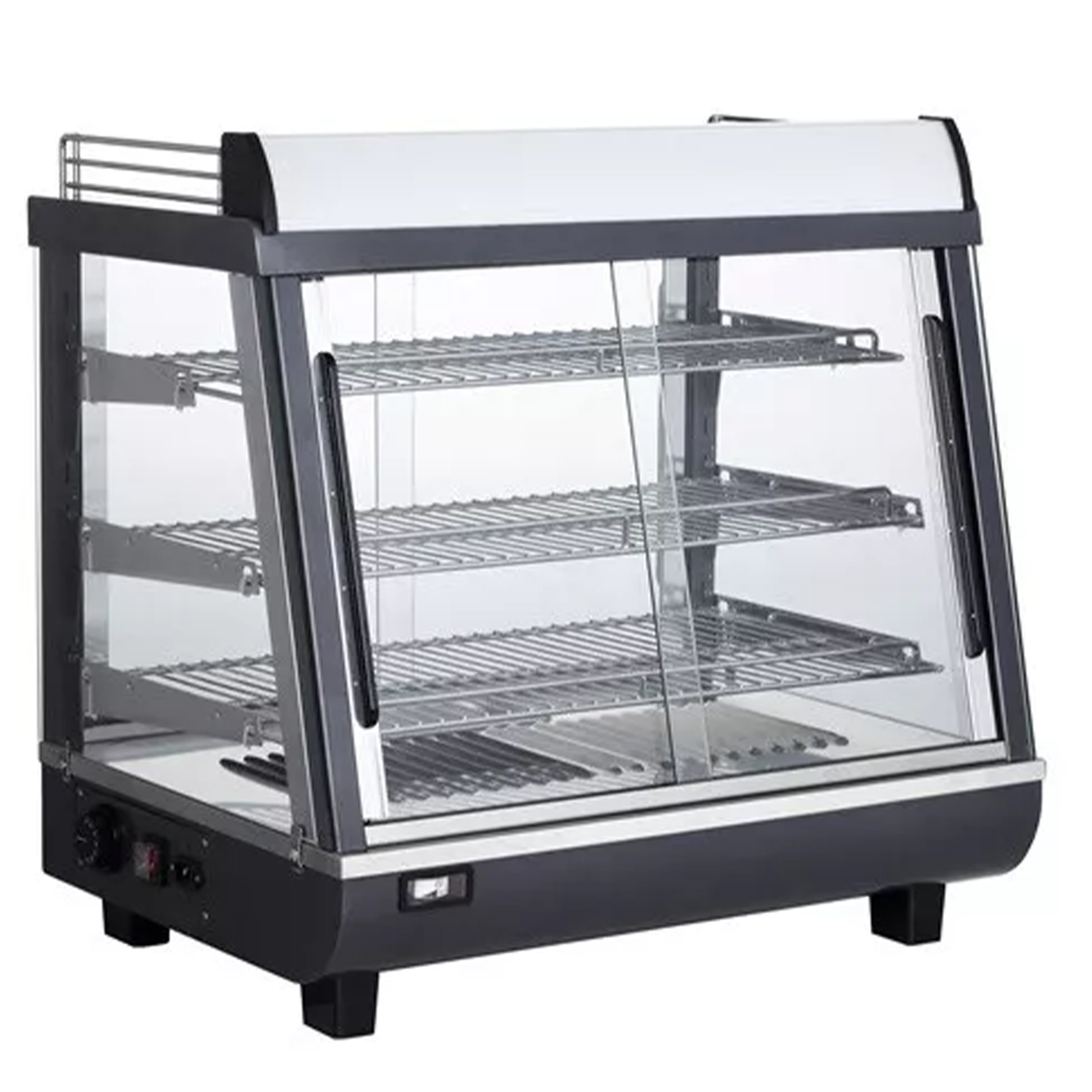 36 in. Countertop Food Display Heated Showcase 6.5 Cu.Ft. Commercial ...