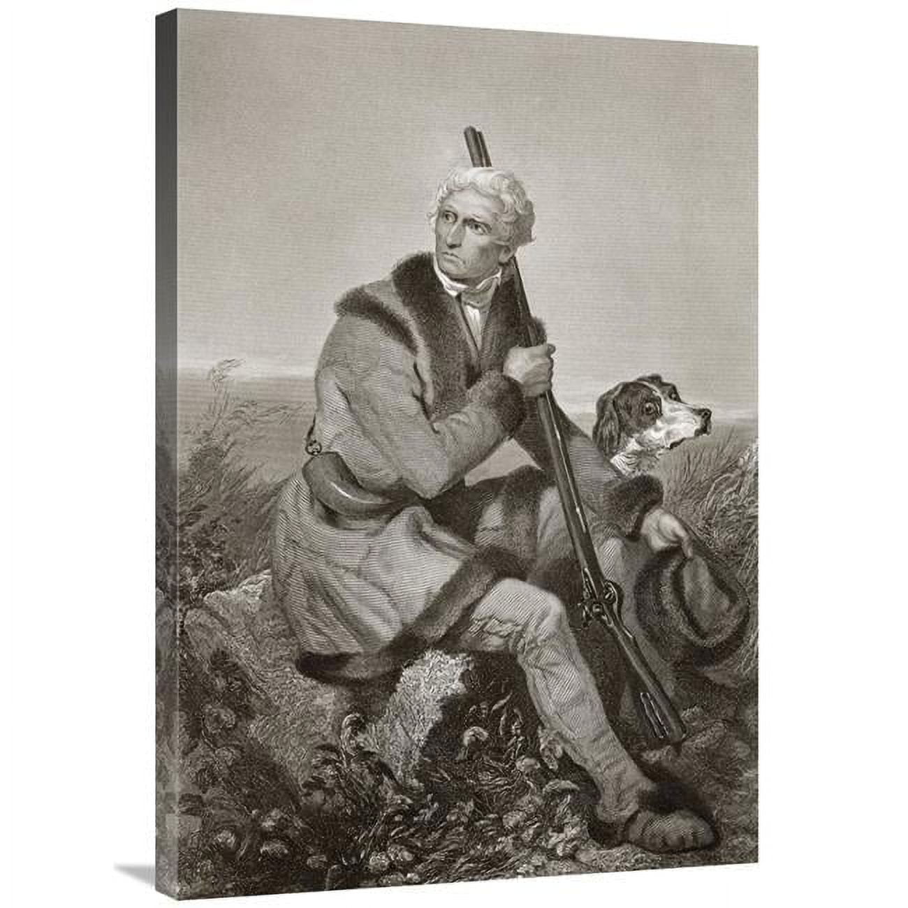 36 in. Daniel Boone, American Frontiersman Art Print - Alonzo Chappell ...