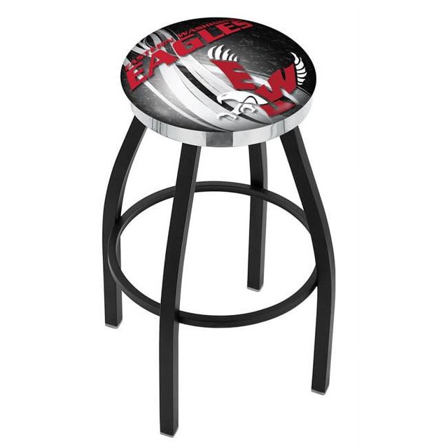 36 in. Eastern Washington Bar Stool with Eagles Logo Swivel Seat ...