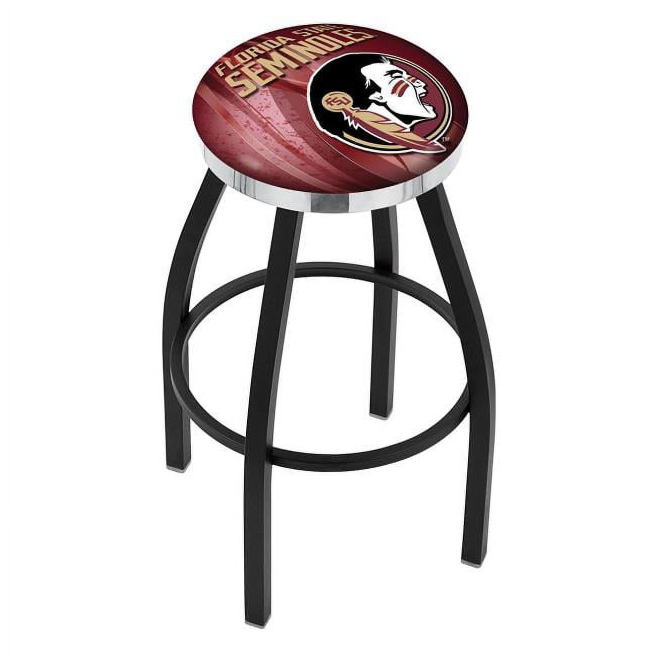 36 in. Florida State Bar Stool with Seminoles Logo Swivel Seat ...