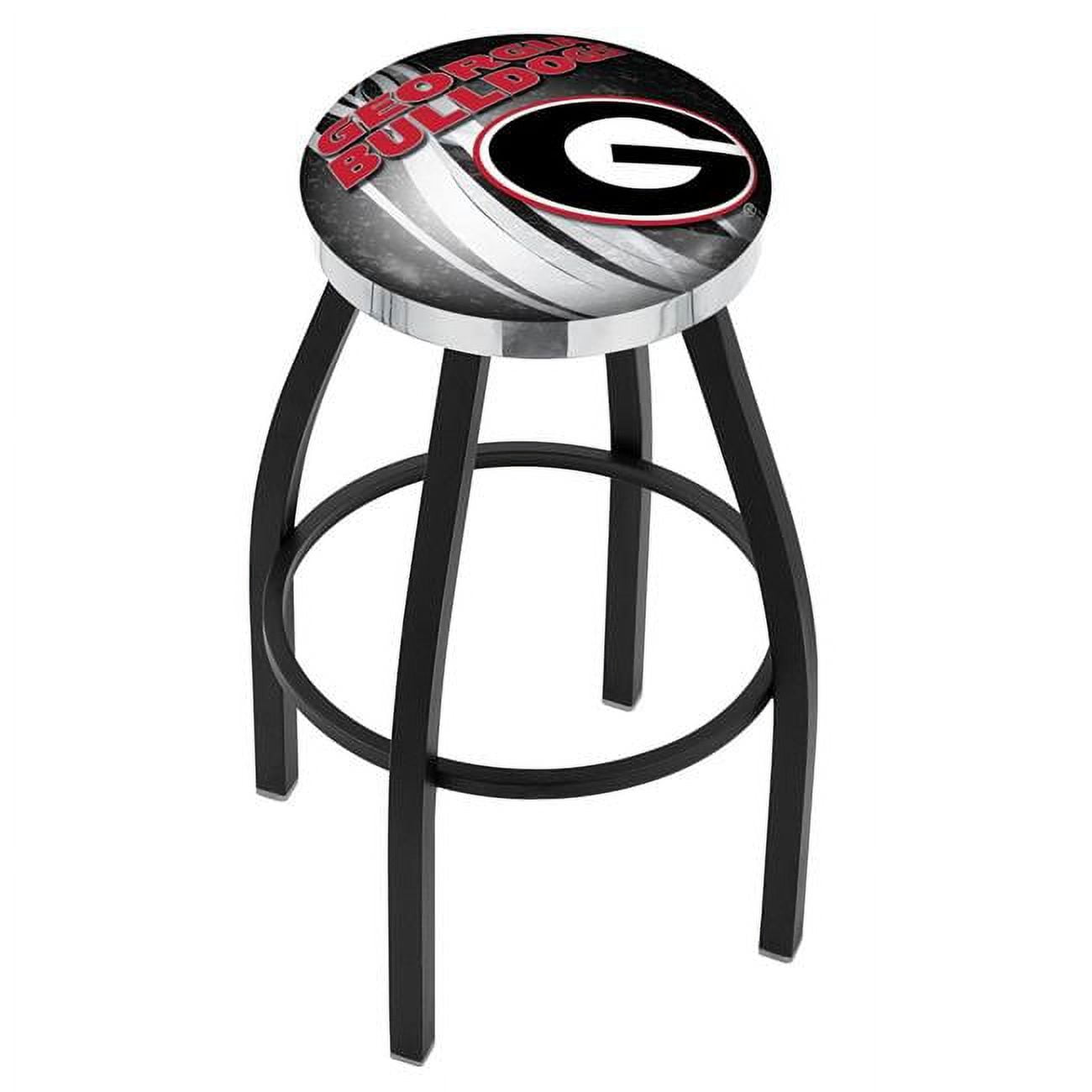 36 in. Georgia Bar Stool with Bulldogs G Logo Swivel Seat - Walmart.com
