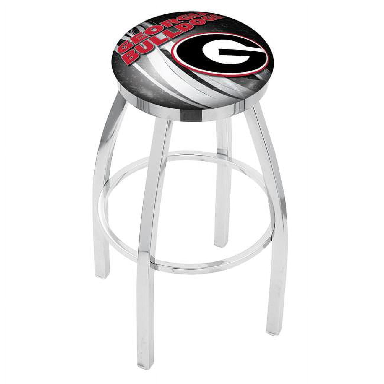36 in. Georgia Bar Stool with Bulldogs G Logo Swivel Seat - Walmart.com