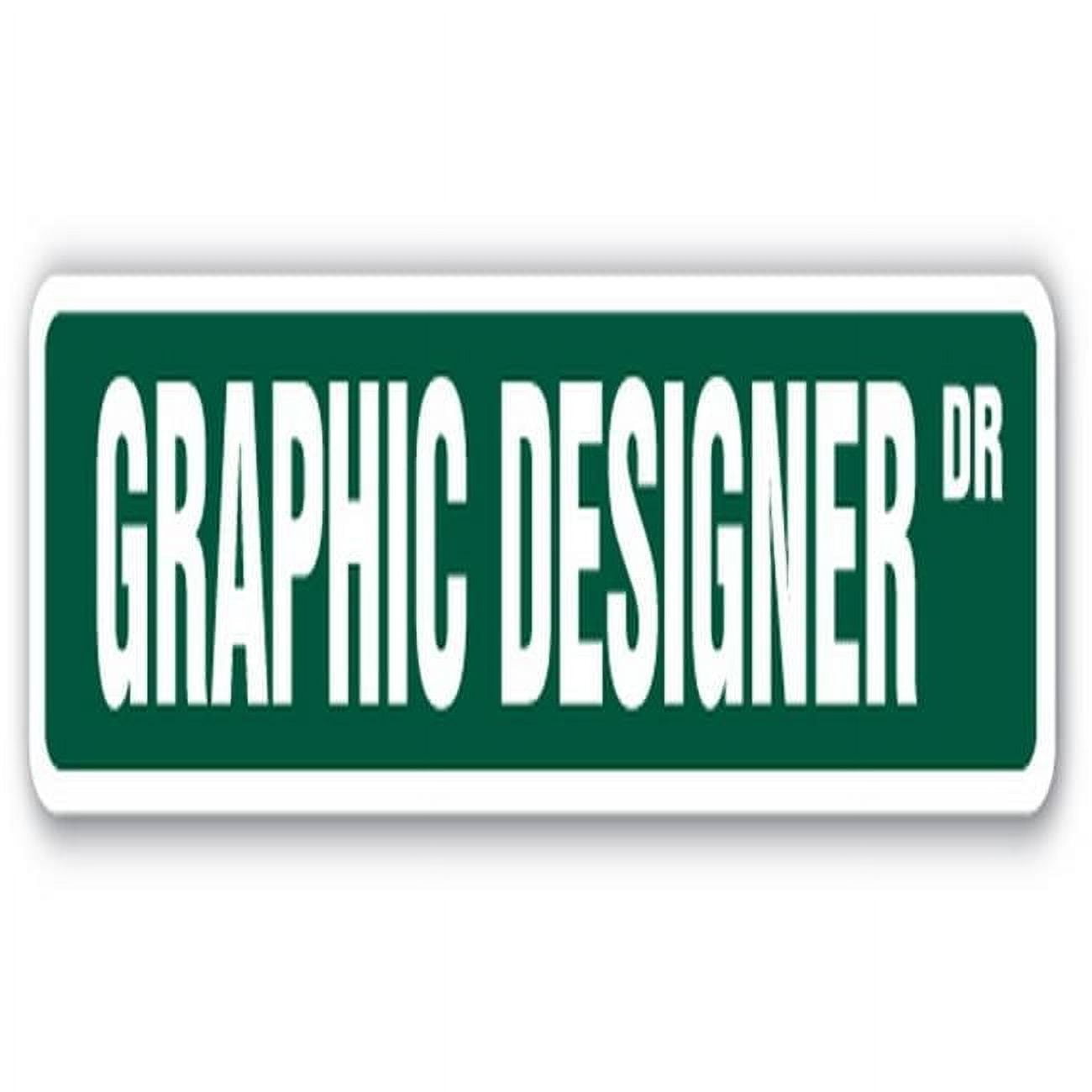 36 in. Graphic Designer Street Sign - Web Design Artist Logo Commercial ...