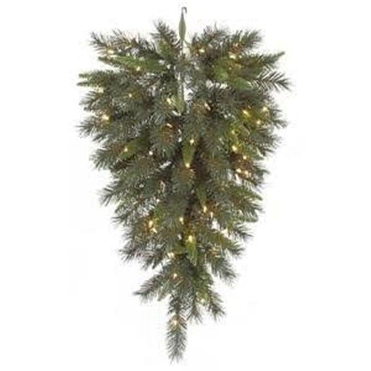 36 in. Green Mixed Brussels Teardrop Tree with 70 Multi-Color Dura ...