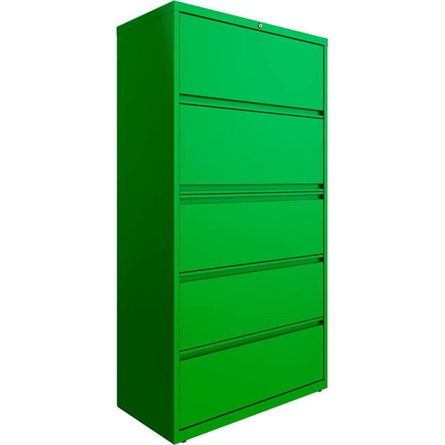 36 in. HL10000 Series Lateral File with 5-Drawer - Screamin Green ...
